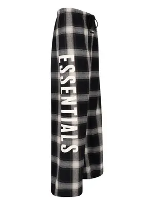 Fear Of God Plaid Wide Leg Trousers