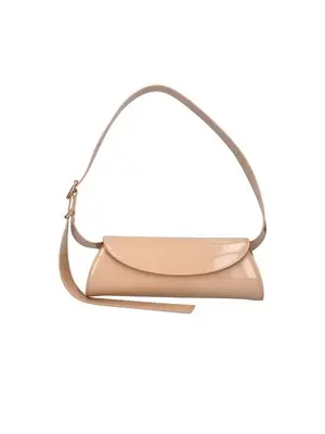 JIL SANDER Large Shoulder Bag "cannolo" Beige