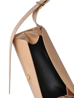 JIL SANDER Large Shoulder Bag "cannolo - Beige