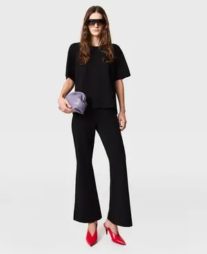 Stella McCartney Compact Knit Flared Pants