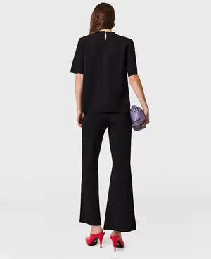 Stella McCartney Compact Knit Flared Pants