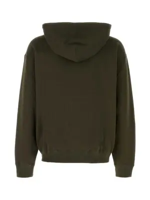 JIL SANDER Olive Cotton Sweatshirt