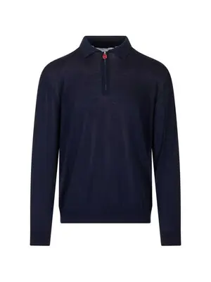 Kiton Zip Up Polos For Men