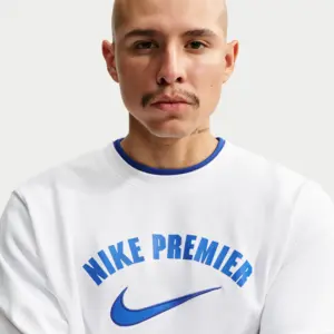 Nike Premier Dri-fit Soccer Fleece Crew - White