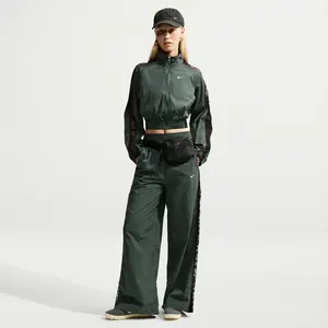 Nike Loose Mid-rise Lace Track Pants - Green
