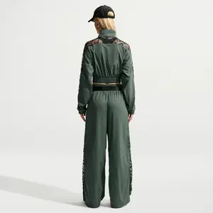 Nike Loose Mid-rise Lace Track Pants - Green