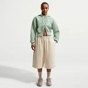 Nike Phoenix Fleece Cropped Hoodie - Green