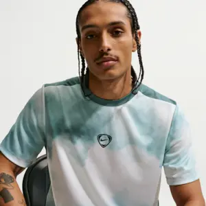 Nike Academy+ Dri-fit Short-sleeve Soccer Top - Grey