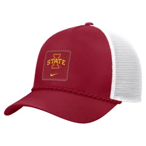 Nike Iowa State Sideline Rope Trucker Adjustable Hat - Red