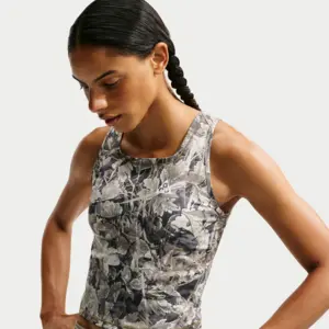 Nike Chamo Camo" Dri-fit Trail Running Tank Top - Green