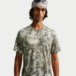 Nike Chamo Camo" Dri-fit Trail Running T-shirt - White