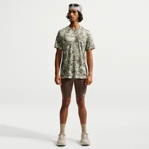 Nike Chamo Camo" Dri-fit Trail Running T-shirt - White