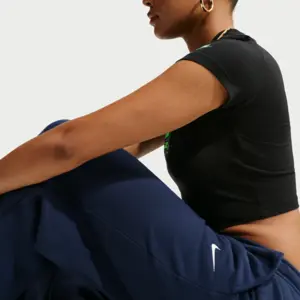 Nike Studio Fleece Medium Weight Mid-rise Wide-leg Pants