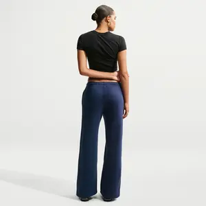 Nike Studio Fleece Medium Weight Mid-rise Wide-leg Pants