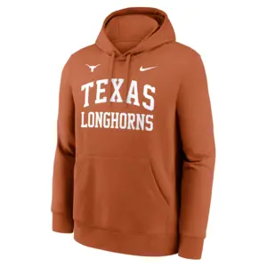 Nike Texas Primetime Arched Club College Pullover Hoodie - Orange