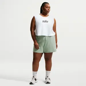 Nike Club Fleece Mid-rise Shorts - Green