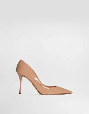 Dolce & Gabbana Patent Leather Pumps - Beige