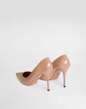 Dolce & Gabbana Patent Leather Pumps - Beige