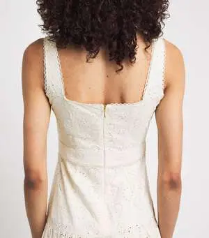 Agua Bendita Cotton Abeja Playa Maxi Dress
