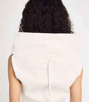 Issey Miyake Sleeveless Mock Neck Top