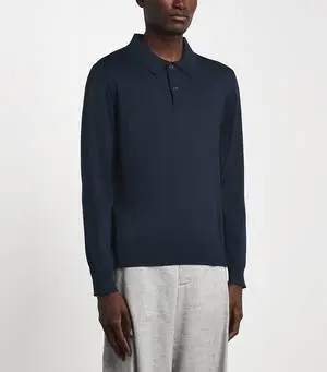 Sandro Long-sleeve Polo Shirt