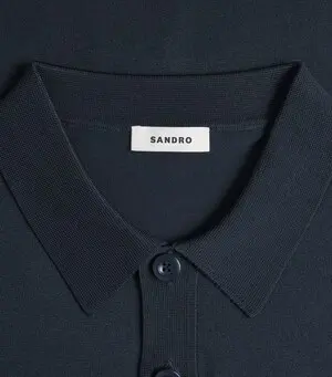 Sandro Long-sleeve Polo Shirt