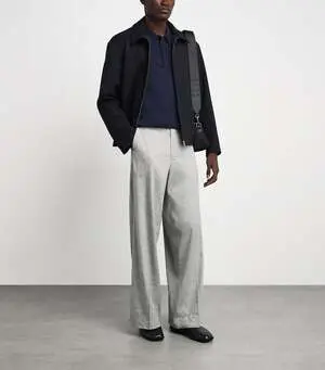 Sandro Cotton-silk Polo Shirt