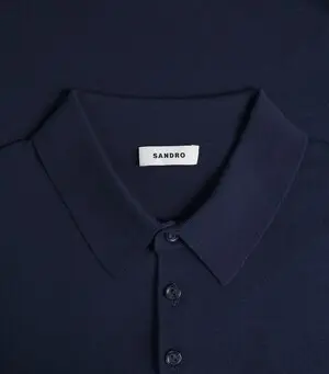 Sandro Cotton-silk Polo Shirt