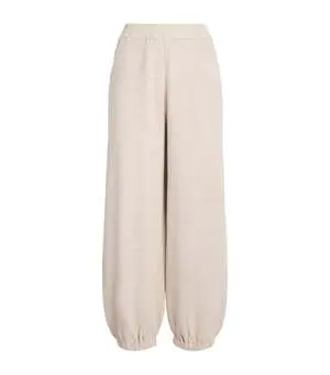 ME+EM Stretch-cotton Waffle Sweatpants