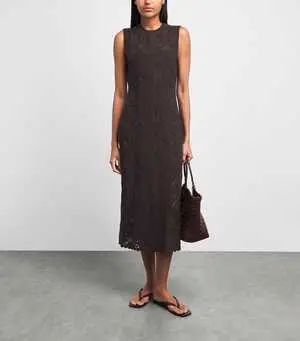 ME+EM Framed Crochet Maxi Dress