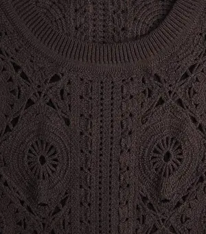 ME+EM Framed Crochet Maxi Dress