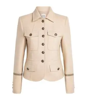 ME+EM Wool-blend Military Jacket - Brown