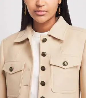 ME+EM Wool-blend Military Jacket