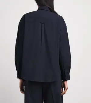 WITH NOTHING UNDERNEATH Seersucker The Weekend Shirt