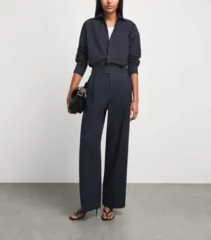 WITH NOTHING UNDERNEATH Seersucker Rampling Trousers