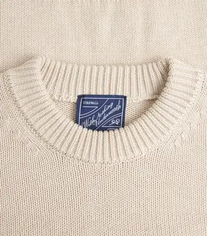 WITH NOTHING UNDERNEATH Cotton Cornwall Sweater