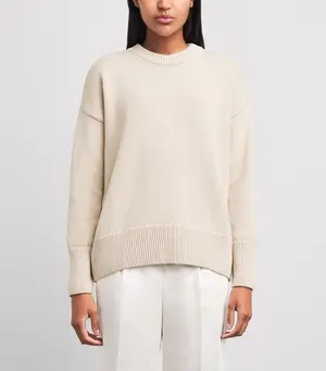 WITH NOTHING UNDERNEATH Cotton Cornwall Sweater