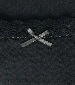 SKIMS Pointelle Lace-trim Briefs