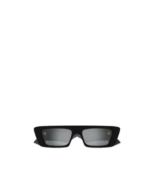 Gucci Rectangle Frame Sunglasses - Black