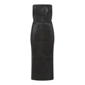 Alex Perry Strapless Midi Dress