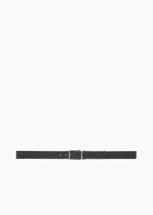 Emporio Armani Embossed Buckle Belt