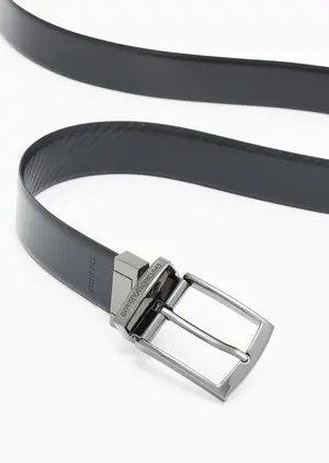 Emporio Armani Embossed Buckle Belt