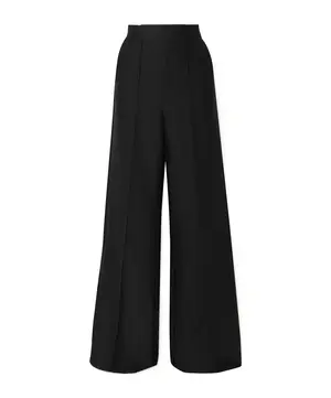 Maticevski Wool And Silk-blend Wide-leg Pants