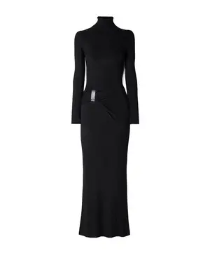 Brandon Maxwell Lainey Draped Maxi Dress