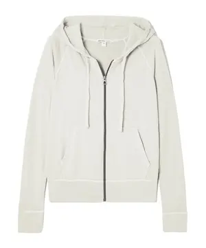 JAMES PERSE French Cotton-terry Hoodie - White