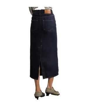 Loulou De Saison Denim Midi Skirt