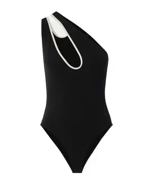Lisa Marie Fernandez One-shoulder Cutout Swimsuit - No