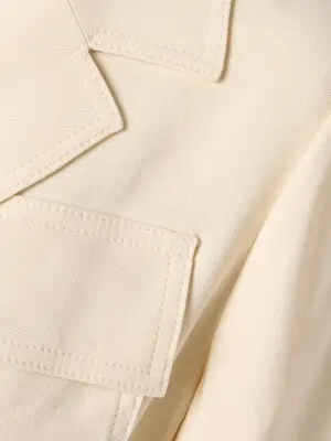 A.L.C. Belted Linen-blend Twill Jacket