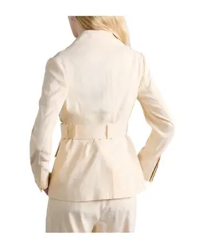 A.L.C. Belted Linen-blend Twill Jacket