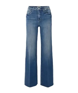 L'Agence High-rise Wide-leg Jeans - Blue